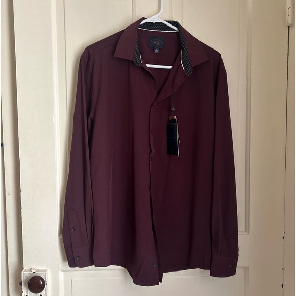 Marc Asher | Shirts | Marc Asher Burgundy Large | Poshmark
